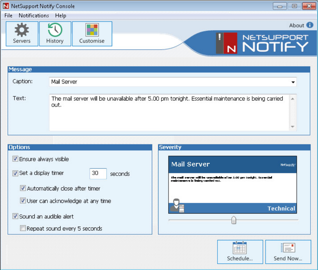 NetSupport Notify - Sunsoftware